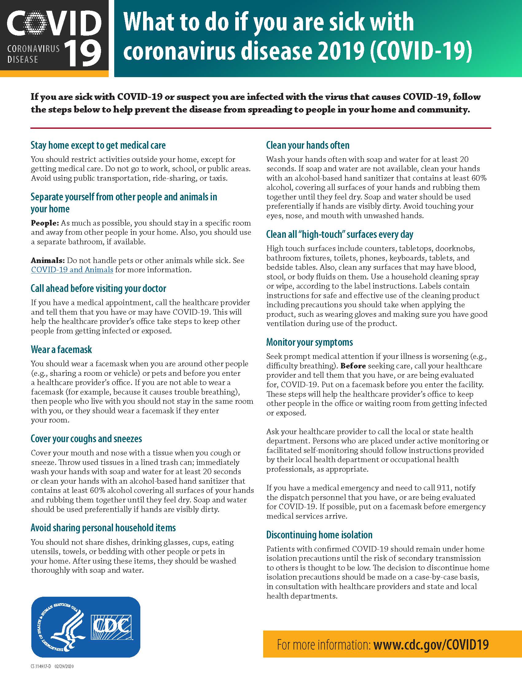 Coronavirus Disease (COVID-19) Resources | Health