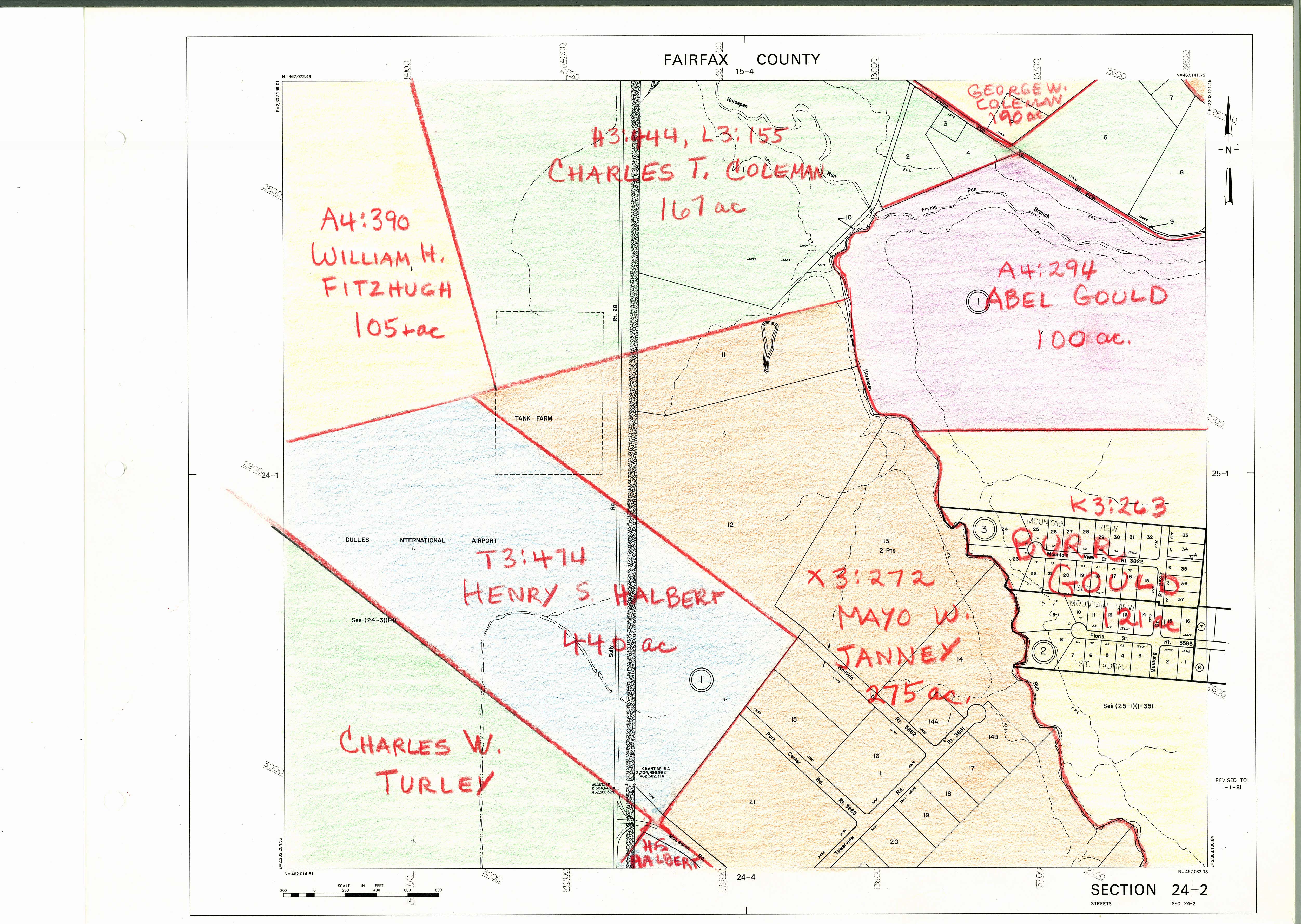 1860 Fairfax County Maps | History Commission