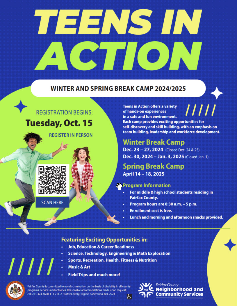 Teens in Action Camp | Neighborhood and Community Services