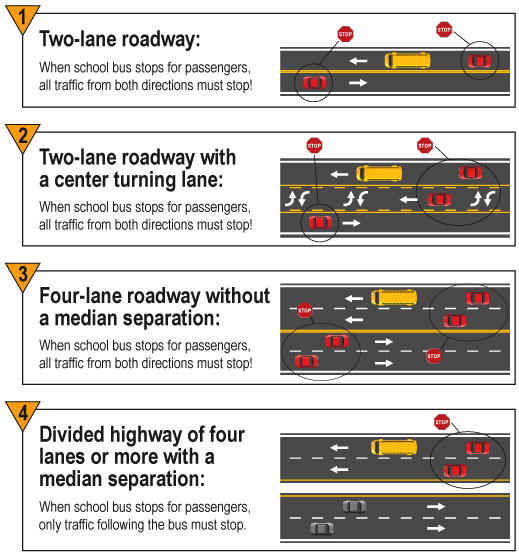 Road Rules for School Buses, School Zones and Crossing Guards | News Center
