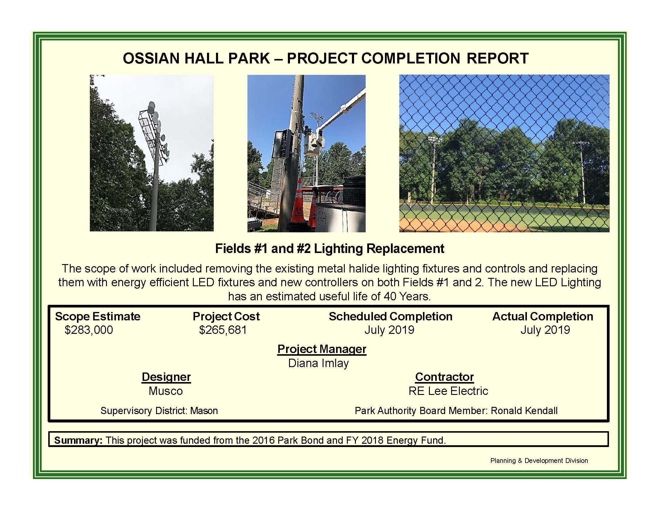 Mason District Projects | Park Authority