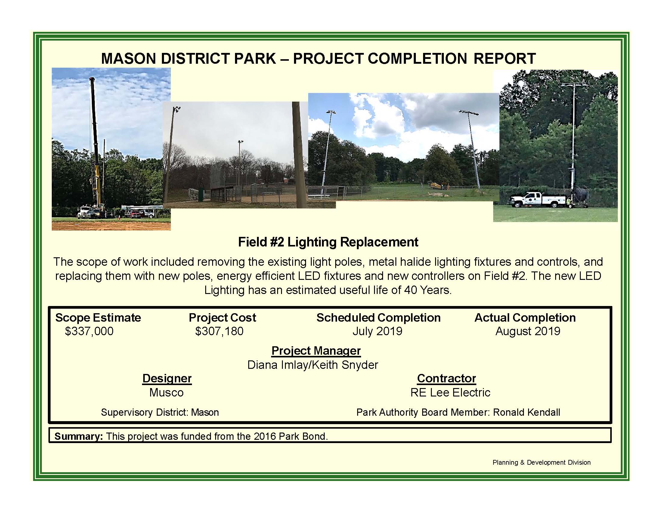 Mason District Projects | Park Authority