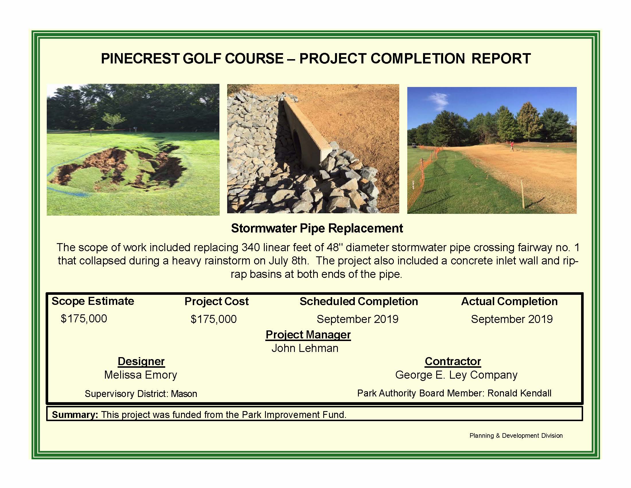 Mason District Projects | Park Authority