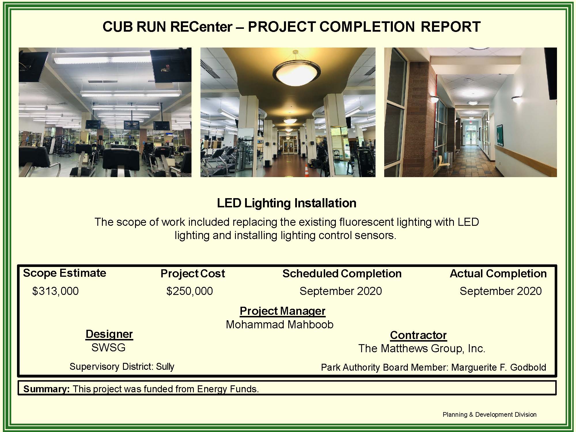 Sully District Projects | Park Authority