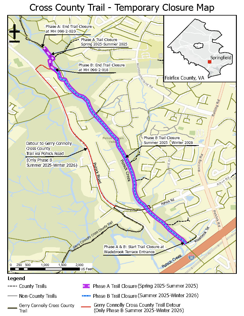 Pohick Interceptor Rehabilitation Project To Temporarily Impact Cross ...
