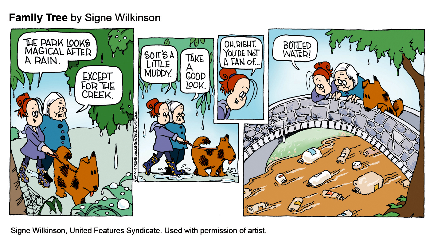 Water Conservation Cartoons