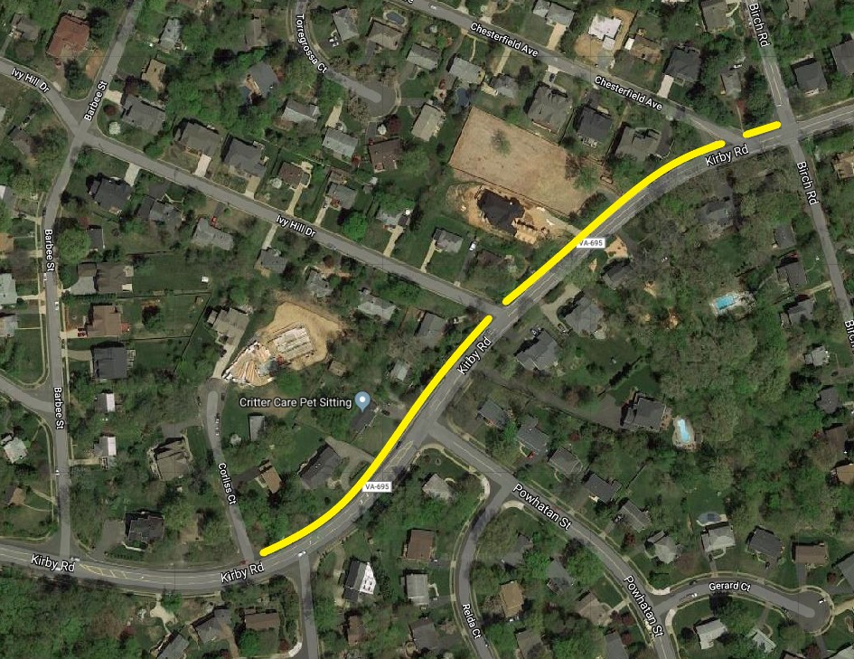 Kirby Road Sidewalk Projects (Birch Road to Corliss Court) | Transportation