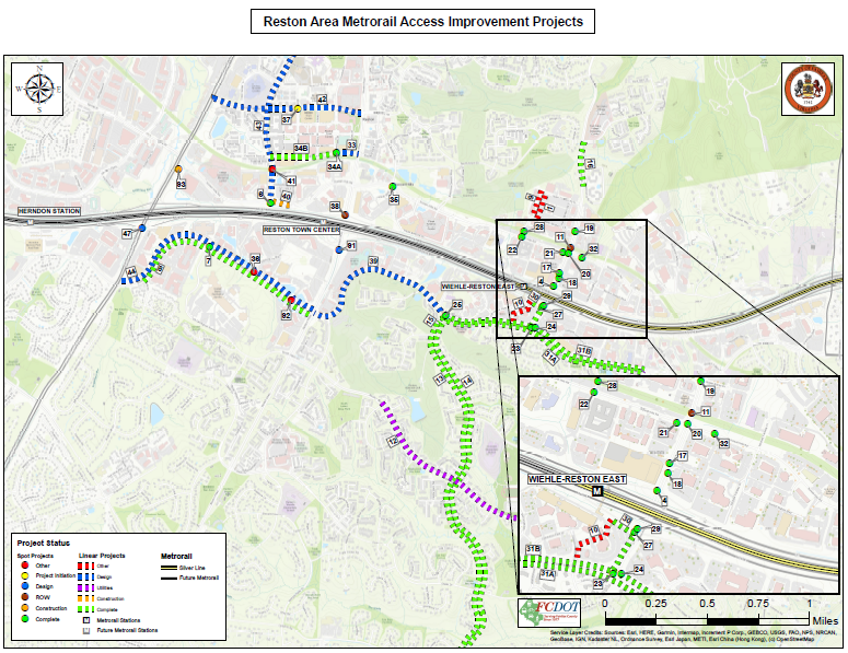 Reston Area Metrorail Station Access Improvement Projects | Transportation